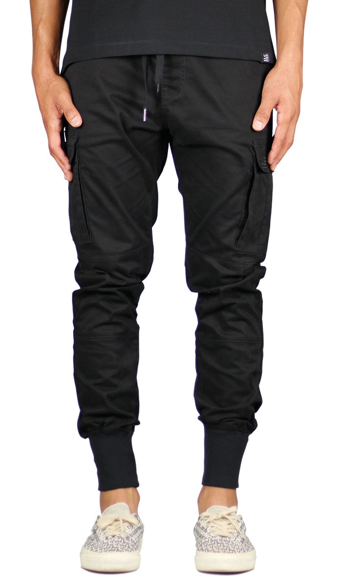 Black Cargo Joggers | Hyper Denim – HYPER DENIM